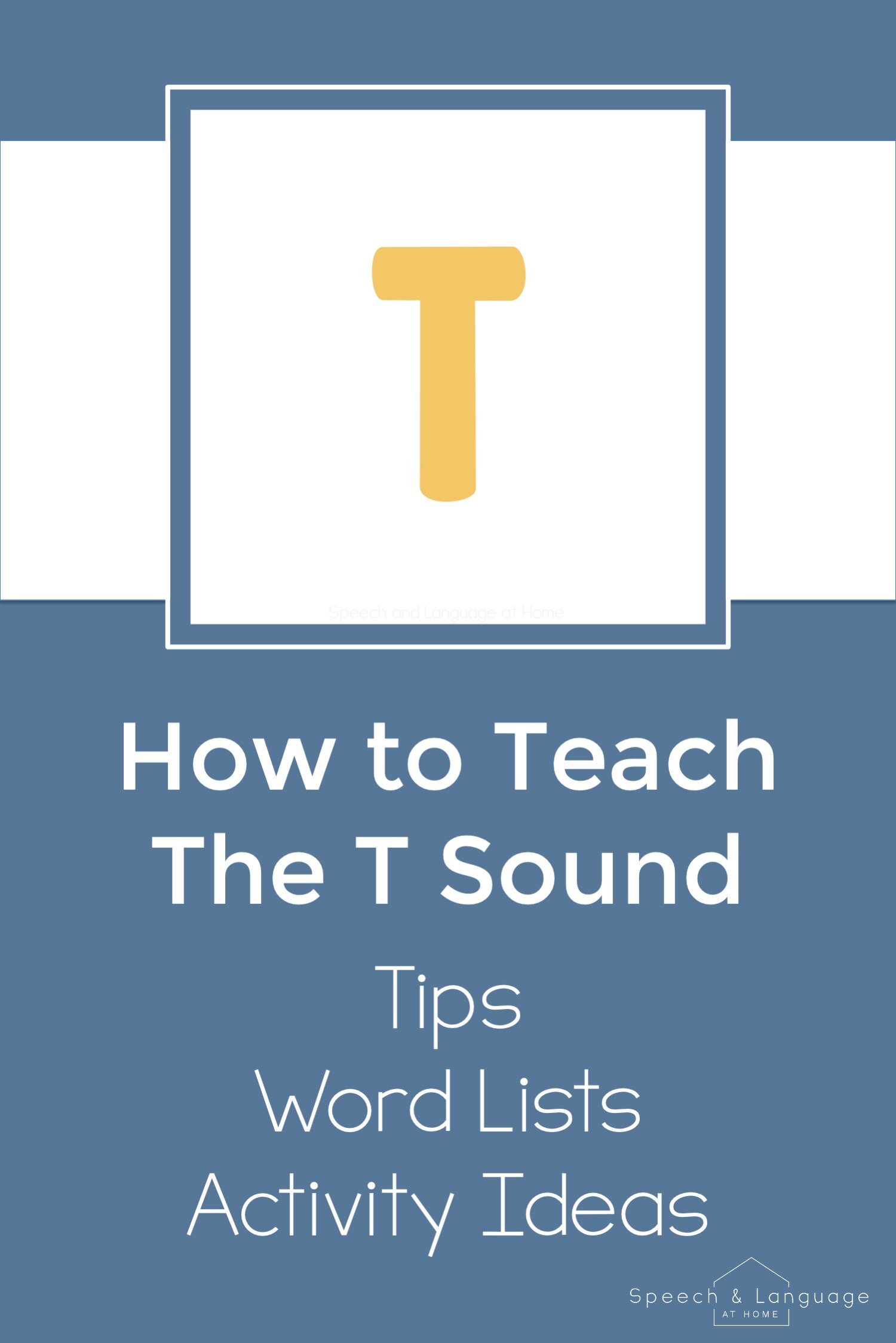 T Word Lists And Speech Therapy Activities SLP