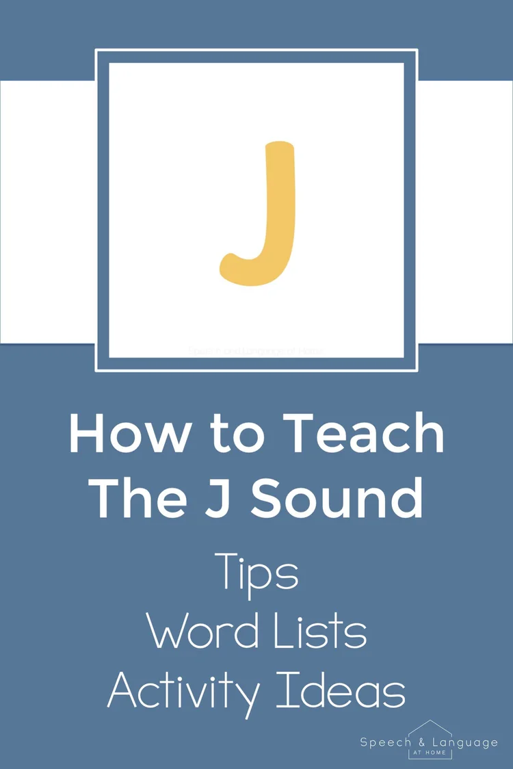 J Word Lists and Speech Therapy Activities — SLP