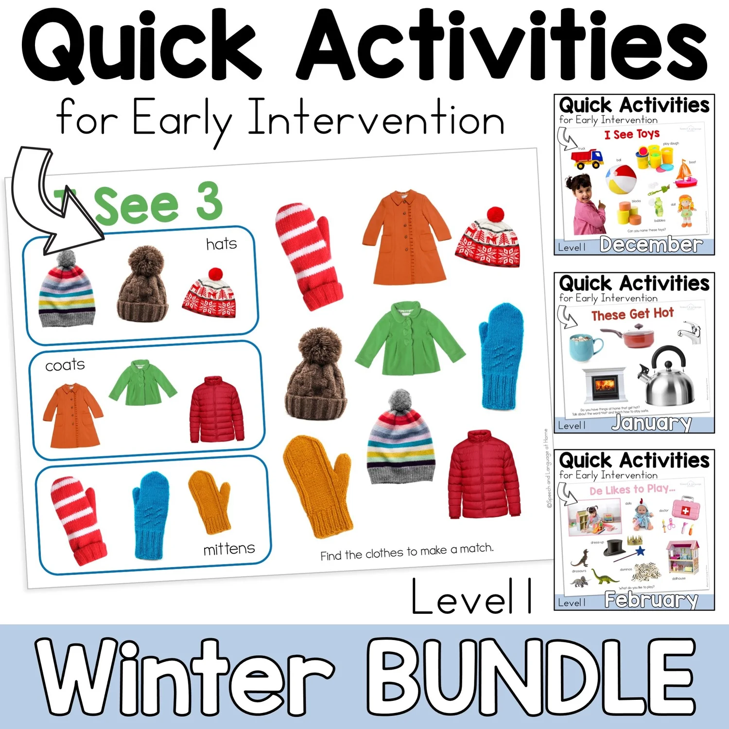 January Early Intervention Activities You Can Do At Home — SLP