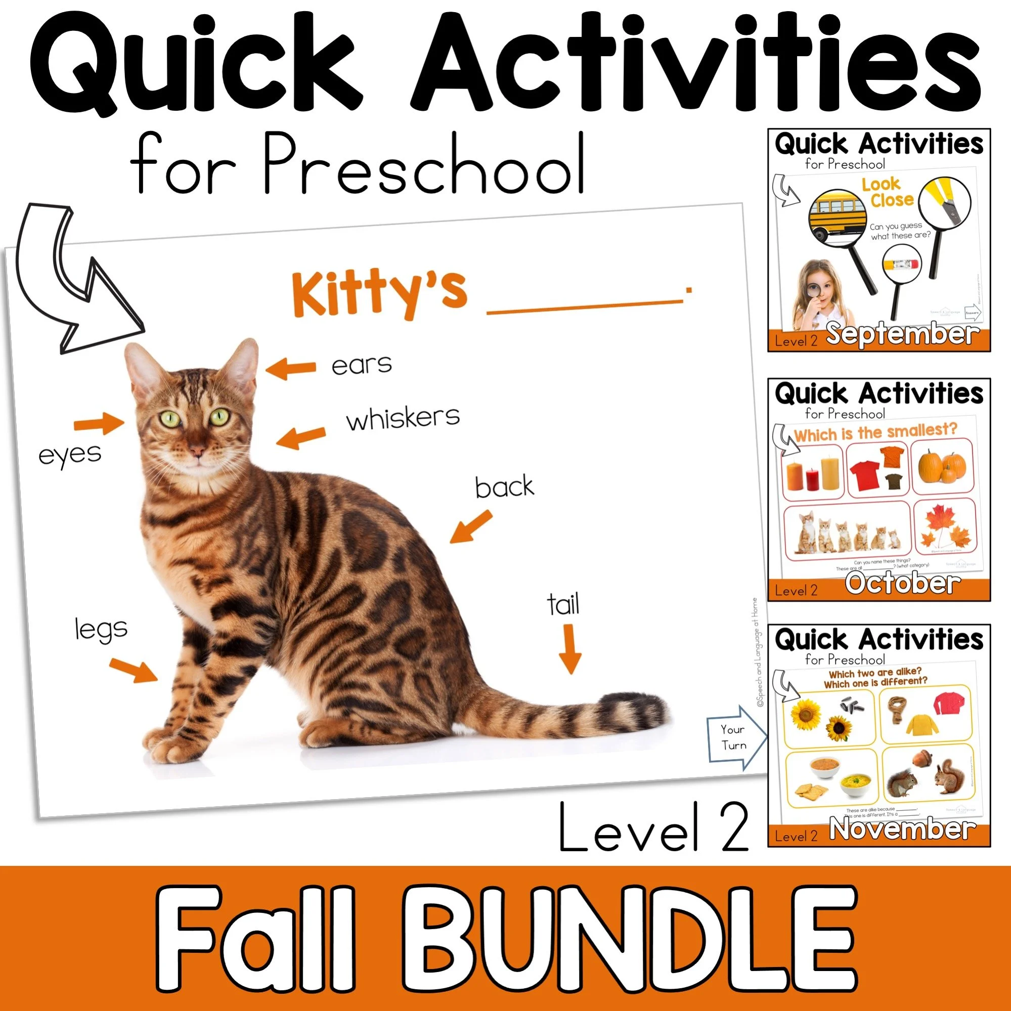 September Preschool Speech Activities You Can Do At Home — SLP