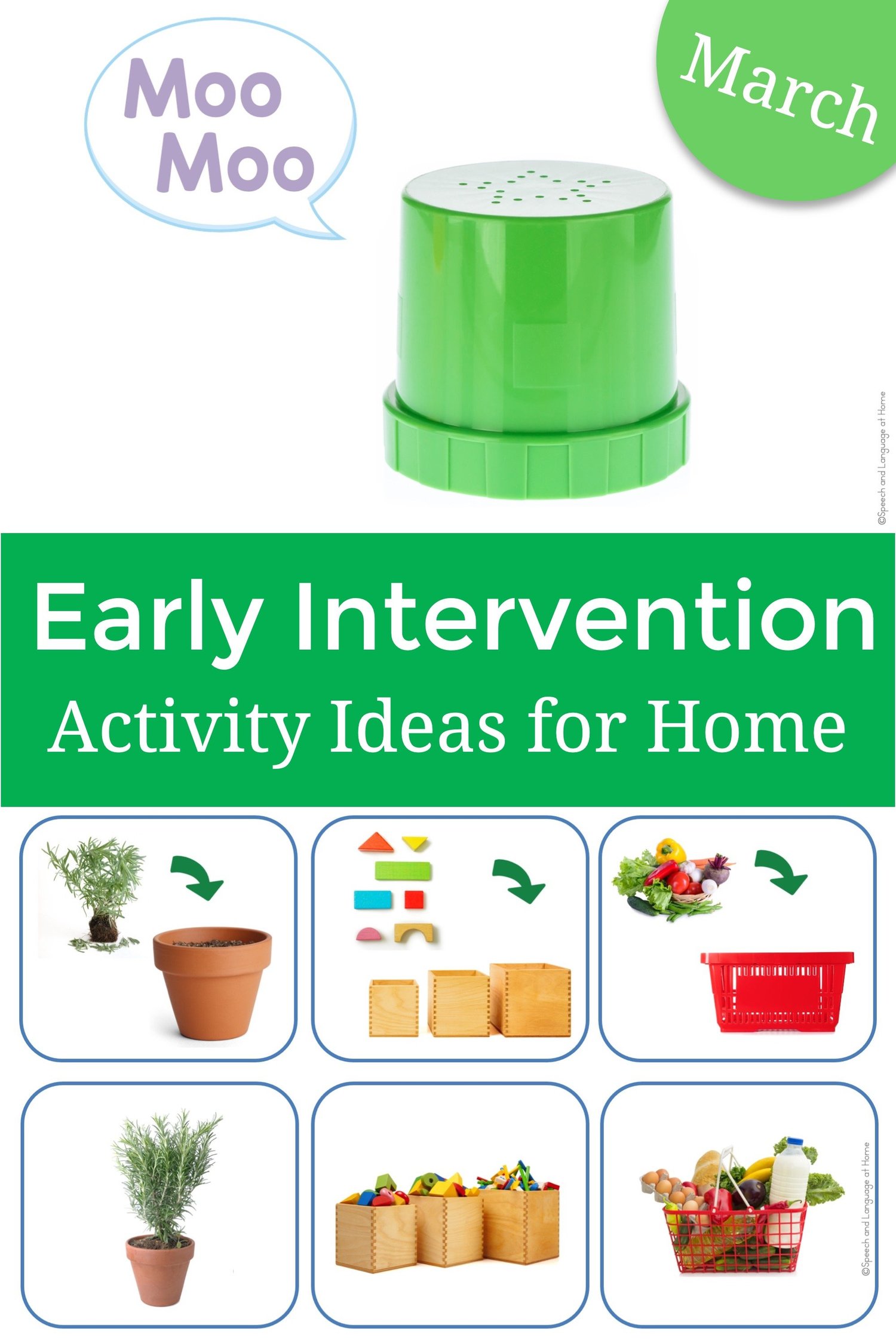 March Early Intervention Speech Activities You Can Do At Home — SLP
