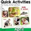 April Early Intervention Speech Activities You Can Do At Home — SLP