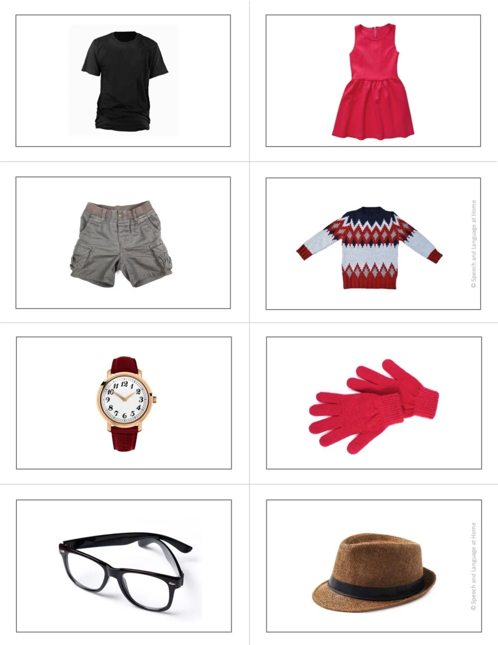 Clothes Themed Resources for Speech Therapy — SLP
