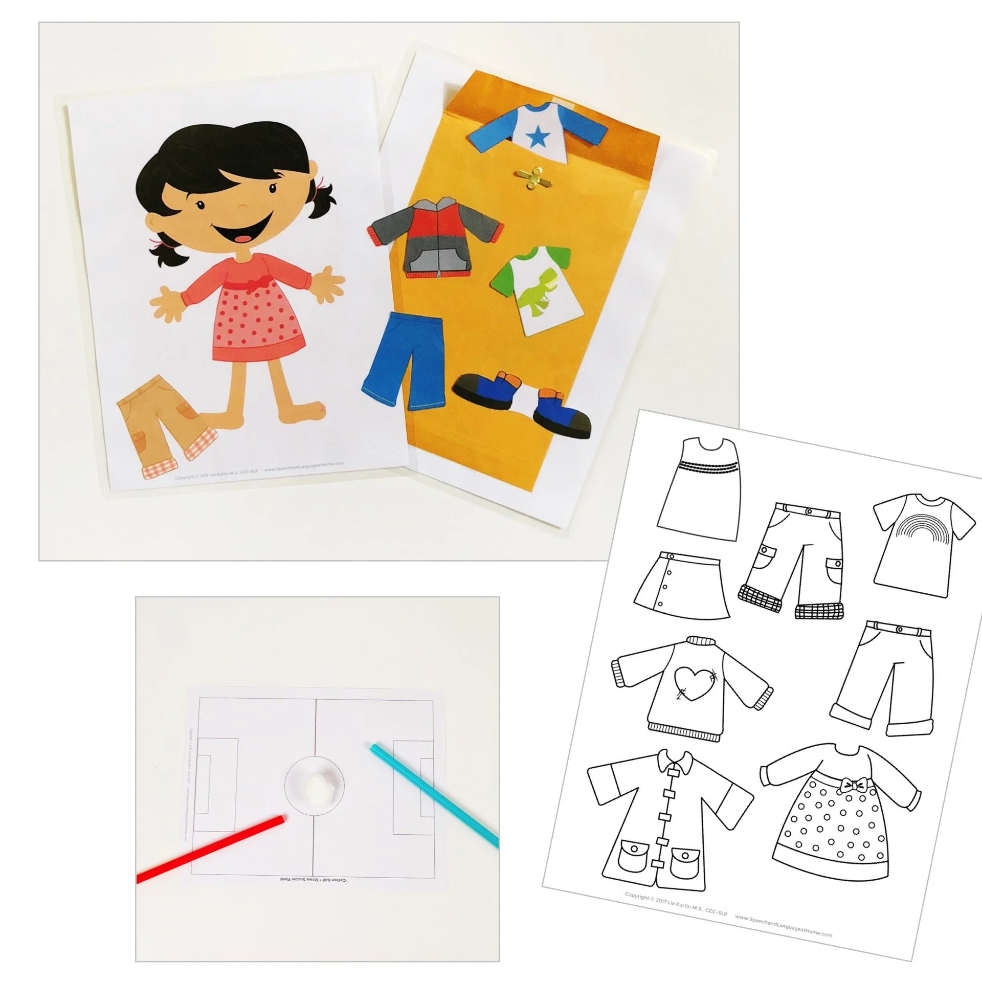 Clothes Themed Resources for Speech Therapy — SLP