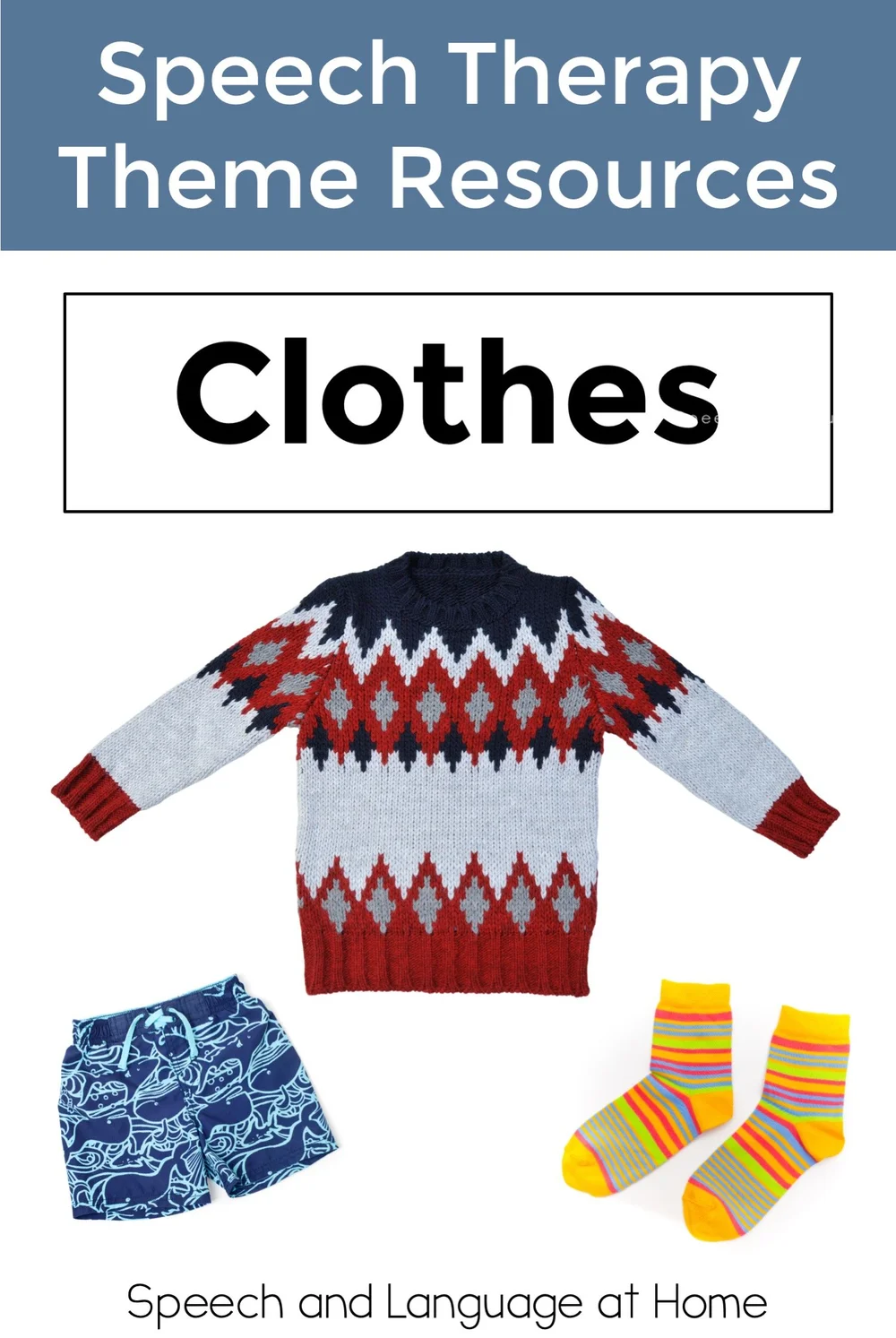 Clothes Themed Resources for Speech Therapy — SLP