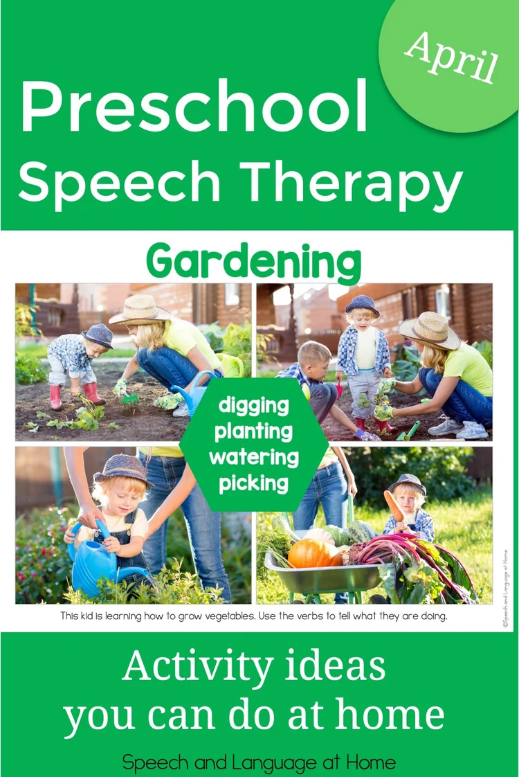 April Preschool Speech Activities You Can Do At Home — SLP