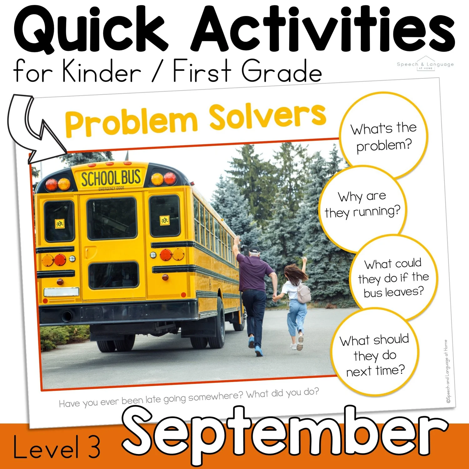 September Kindergarten Speech Activities You Can Do At Home — SLP