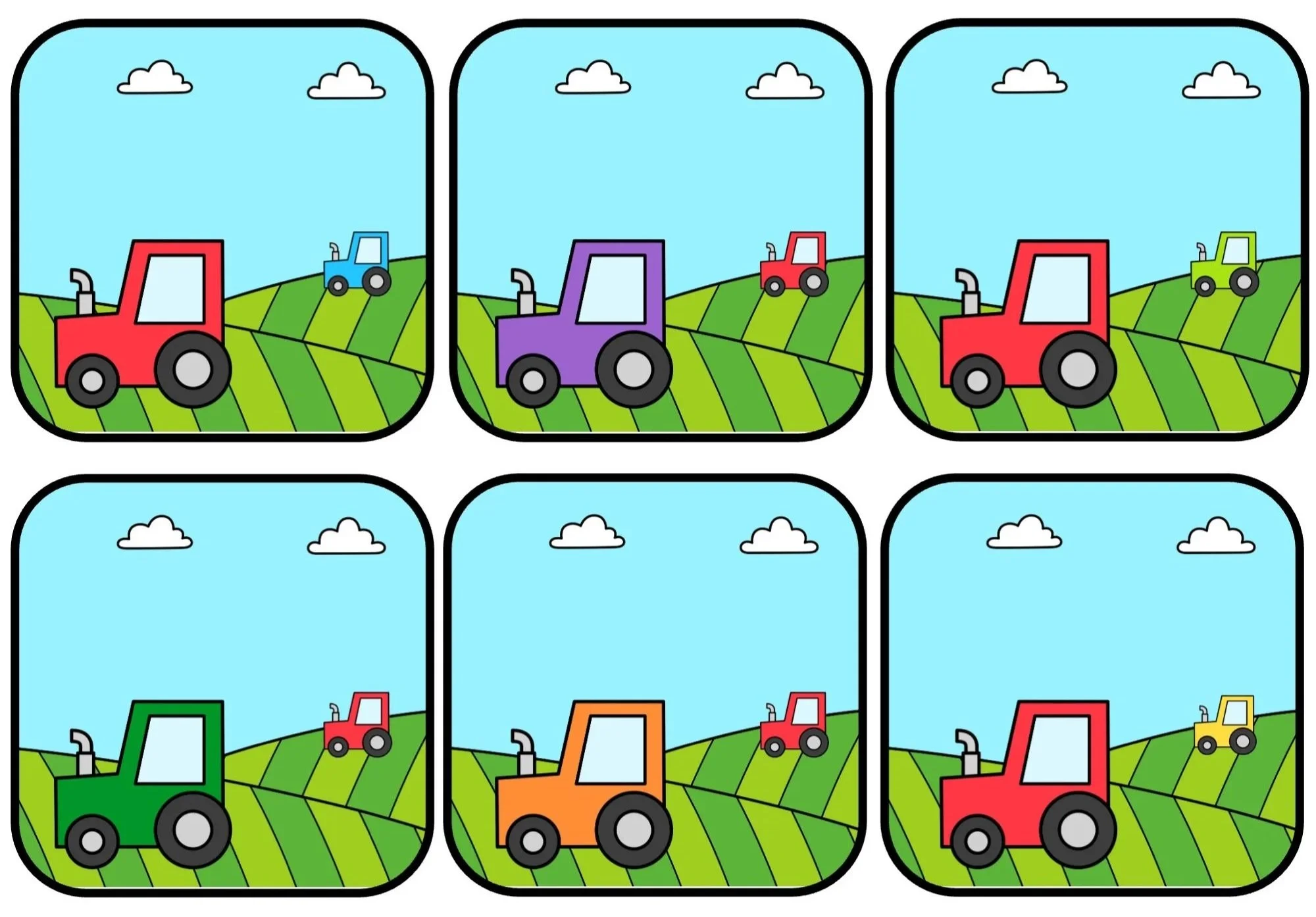 Tractor Vocabulary Activities for Preschool Speech and Language — SLP