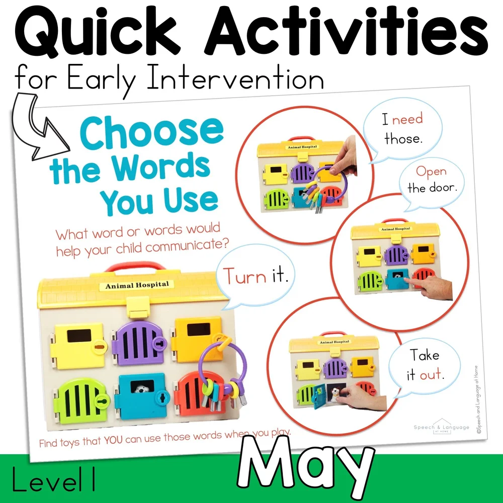 May Early Intervention Speech Activities You Can Do At Home — SLP
