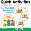 May Early Intervention Speech Activities You Can Do At Home — SLP