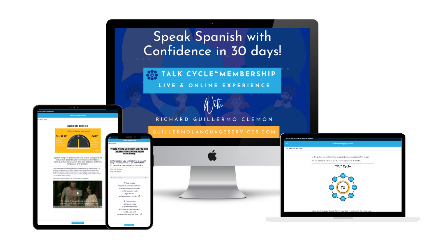 Talk Cycle Spanish Course — Guillermo Language Services