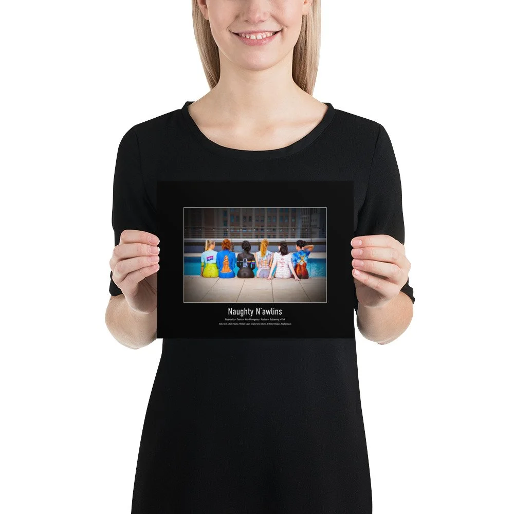 24" X 36" and 8" X 10" Boday Paint Project: Photo paper poster ...