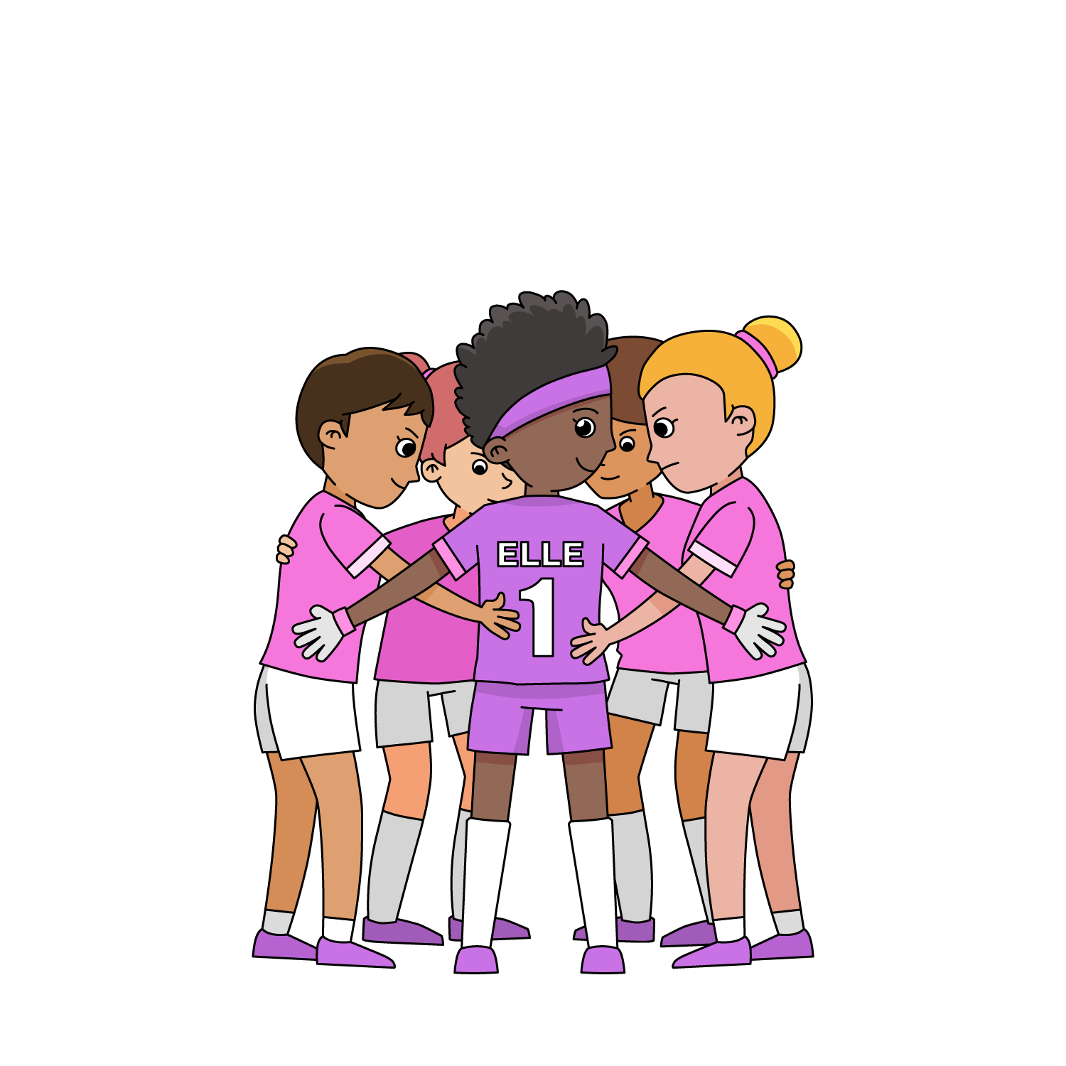 The players — Mills, Reevaldo & Elle