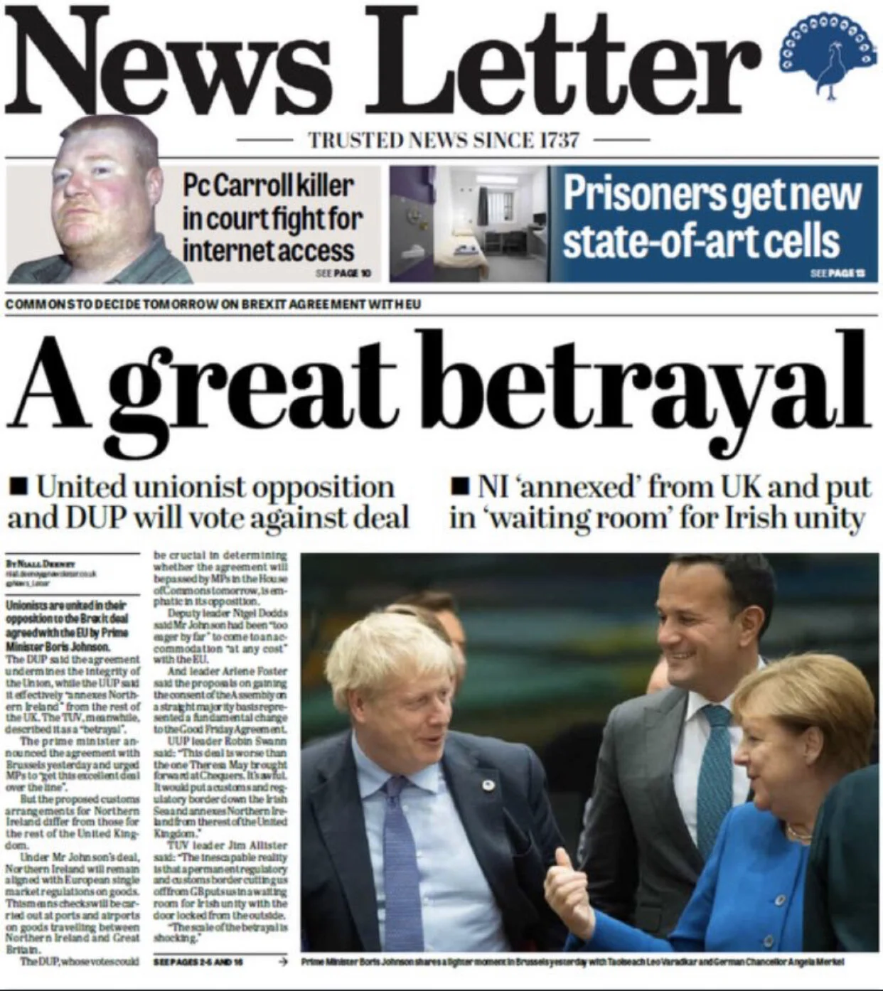 Whatever Happened to the Backstop — On Secessions, Constitutions and EU law