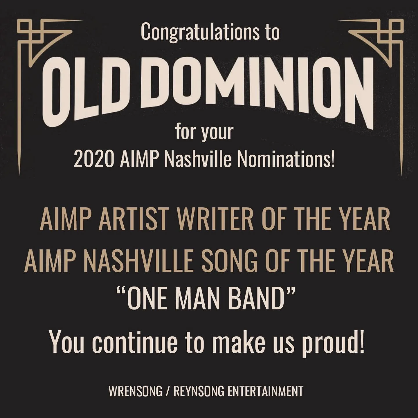 NEWS — Wrensong/Reynsong Entertainment