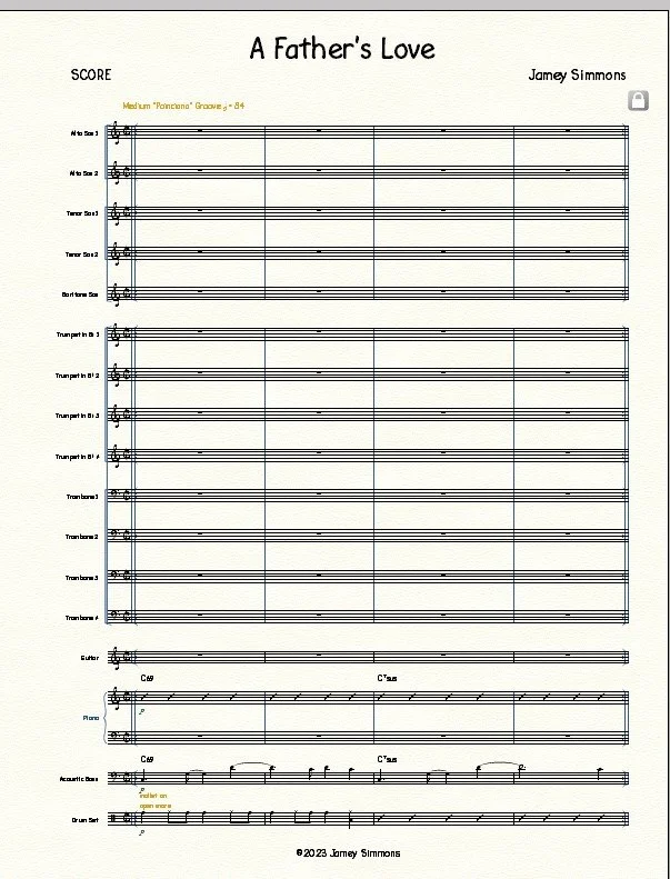 A Father's Love - Grade 5 "Poinciana" groove — Jamey Simmons