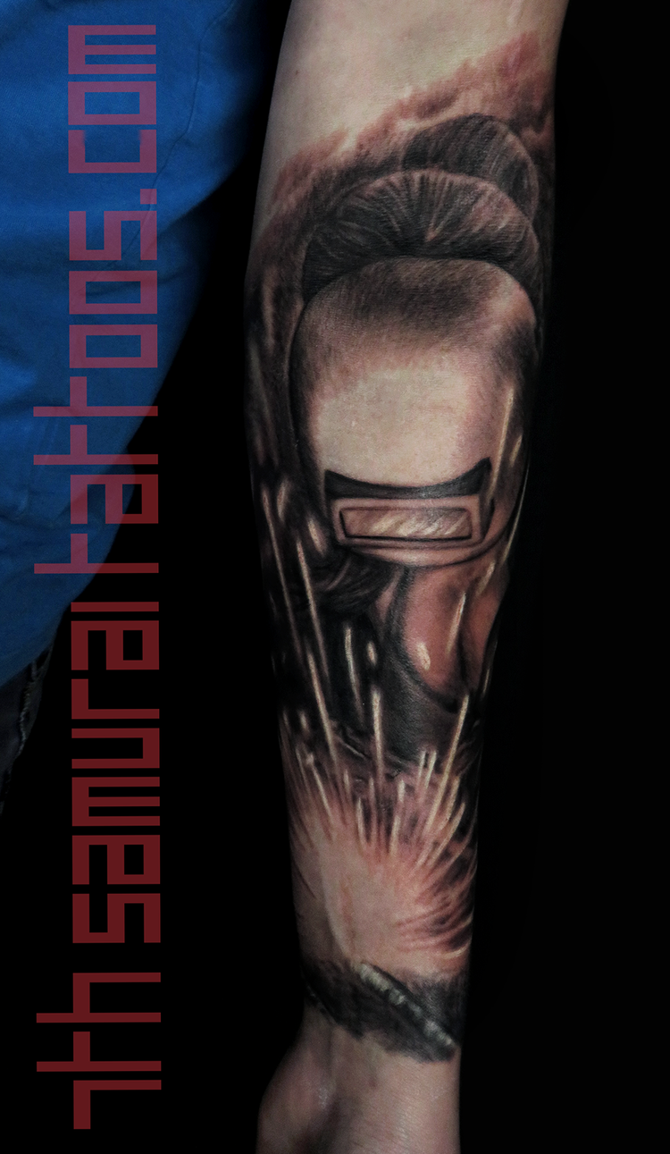 Welder tattoo ideas | Orangetattooshop.com