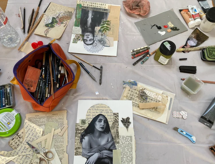 Collage play....in Ireland — Jeanne Marie Art