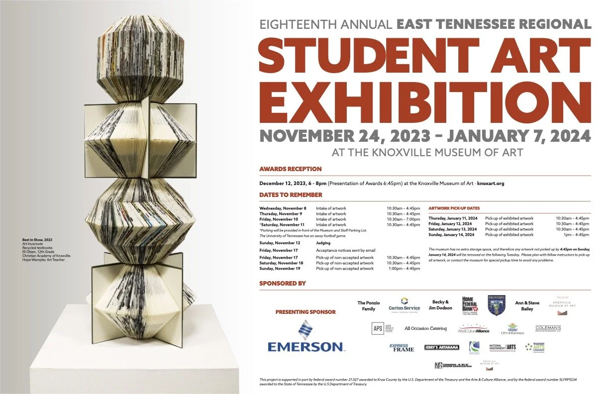 EAST TENNESSEE REGIONAL STUDENT ART EXHIBITION — TAEA