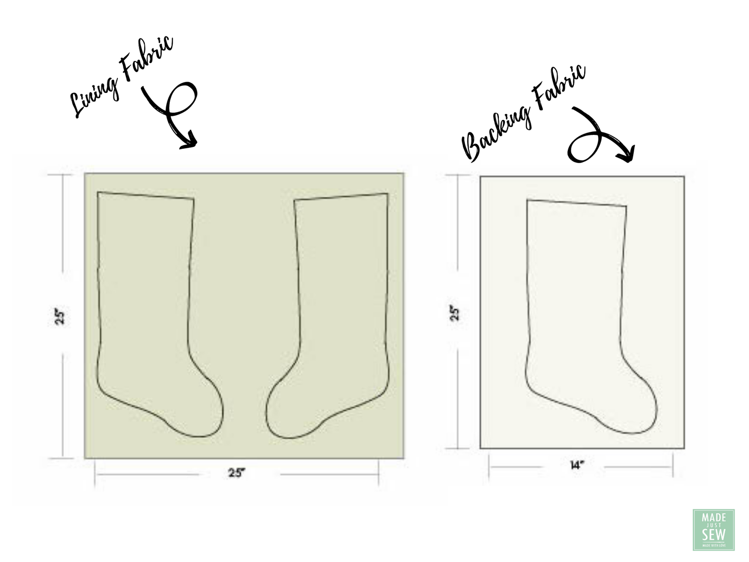 Free Quilted Christmas Stocking Pattern! — MADE JUST SEW