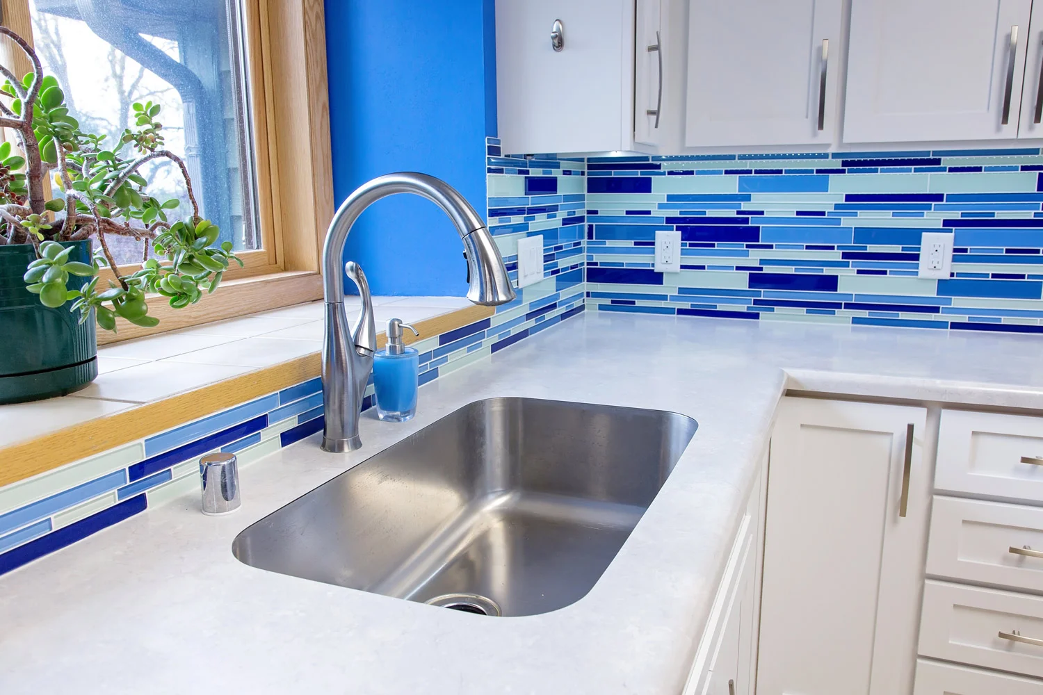 Blissful Blue Kitchen — Degnan Design-Build-Remodel