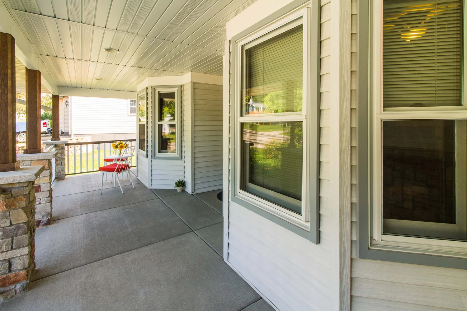 Front & Back Ranch Home Porch Additions — Degnan Design-Build-Remodel
