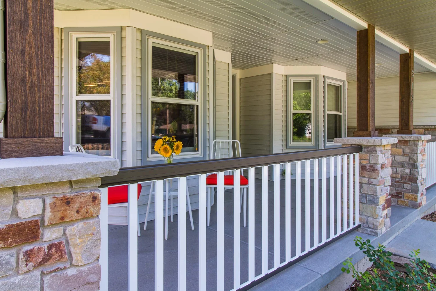 Front & Back Ranch Home Porch Additions — Degnan Design-Build-Remodel
