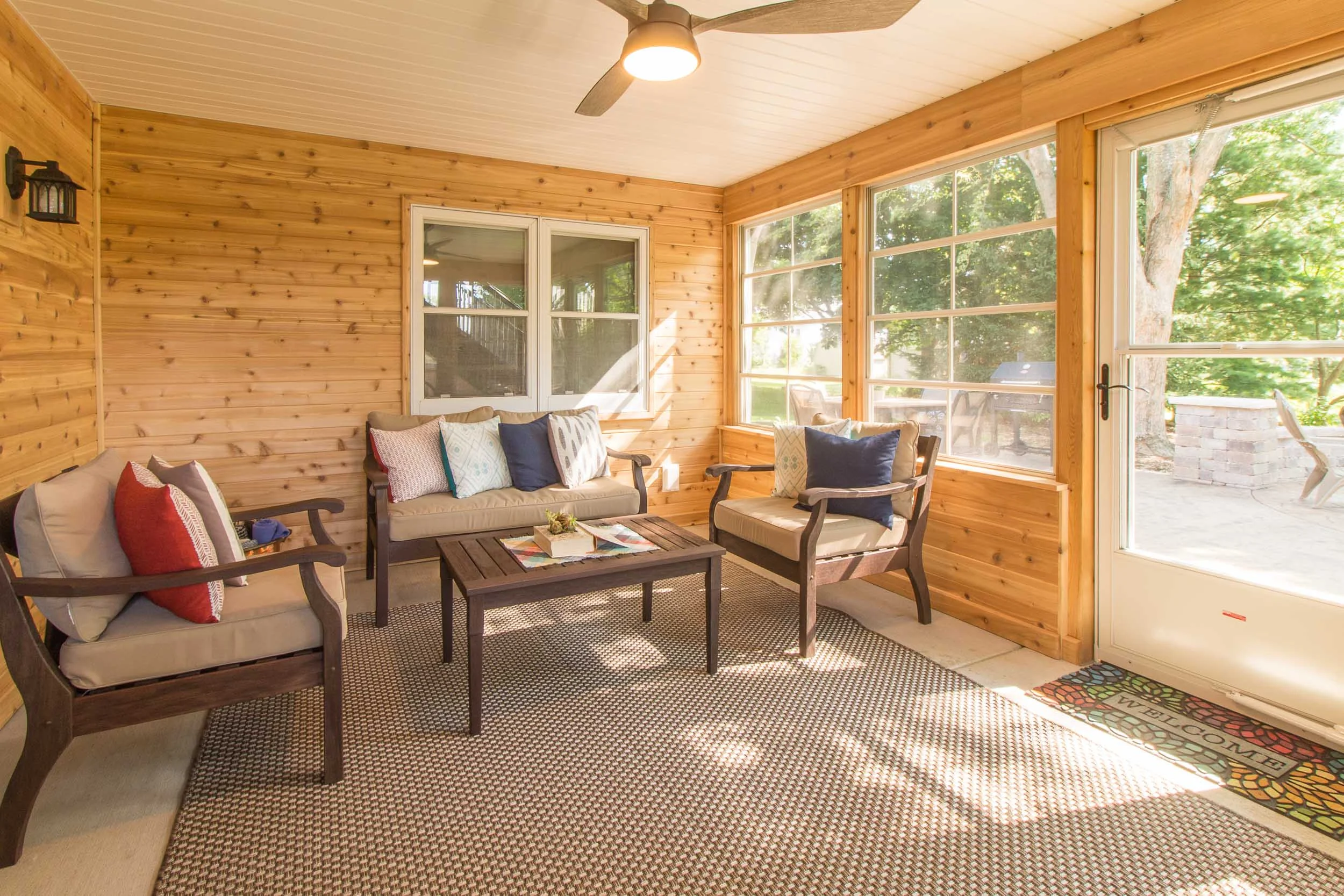 Front & Back Ranch Home Porch Additions — Degnan Design-Build-Remodel