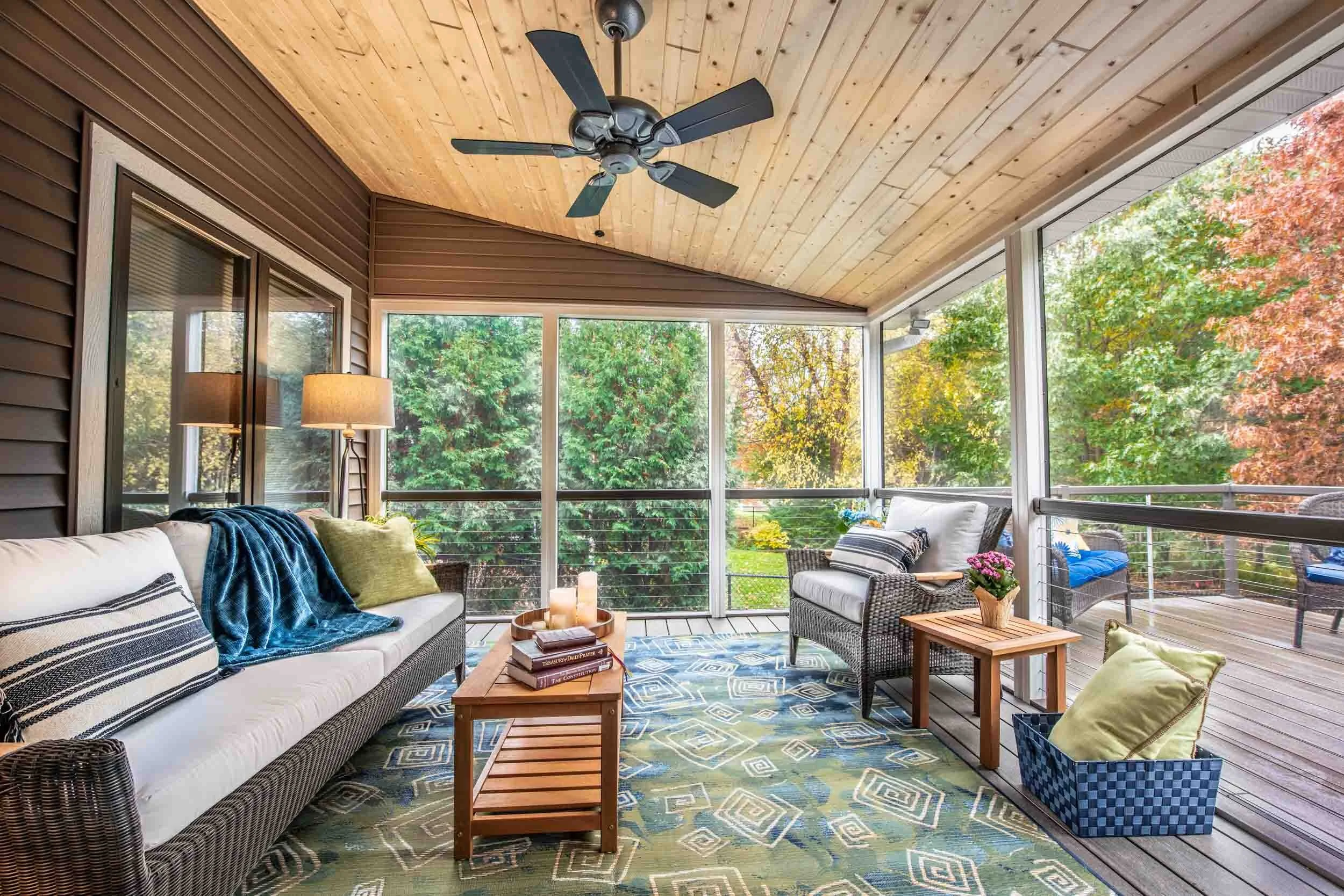 Screen Porch Home Addition And Exterior Makeover — Degnan Design-Build ...