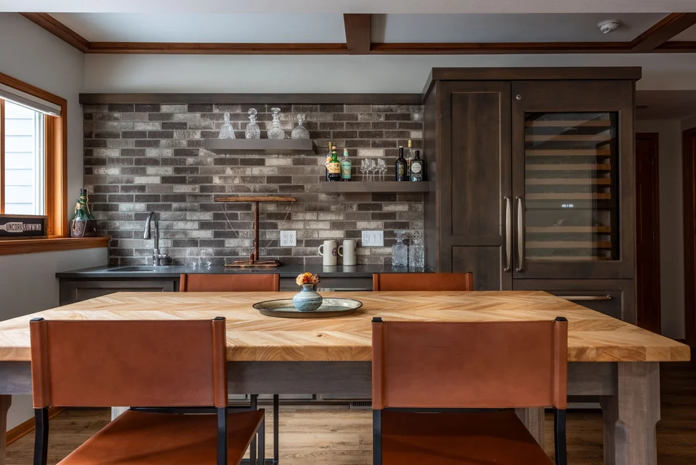 Remodeling a Finished Basement From the 2000s — Degnan Design-Build-Remodel