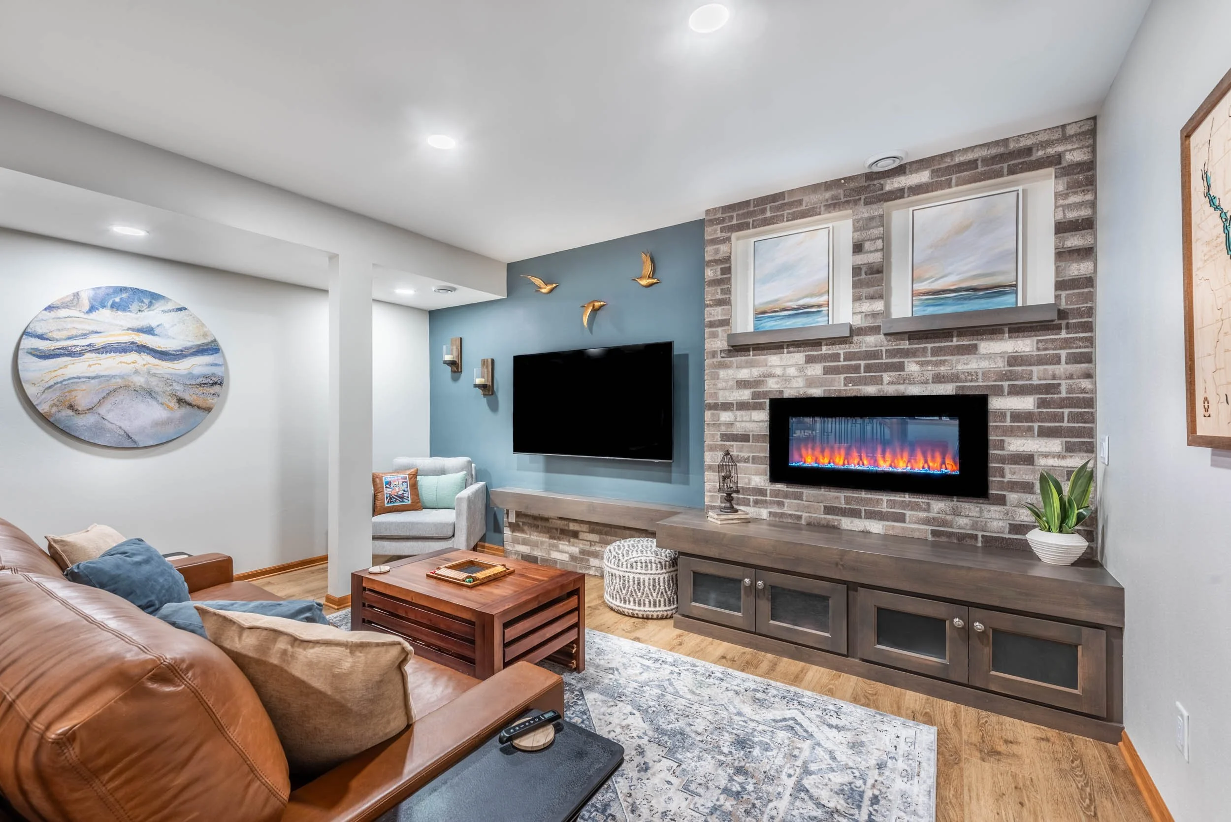 Remodeling a Finished Basement From the 2000s — Degnan Design-Build-Remodel