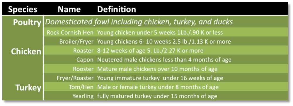About Poultry - Farm-to-Table — The Culinary Pro