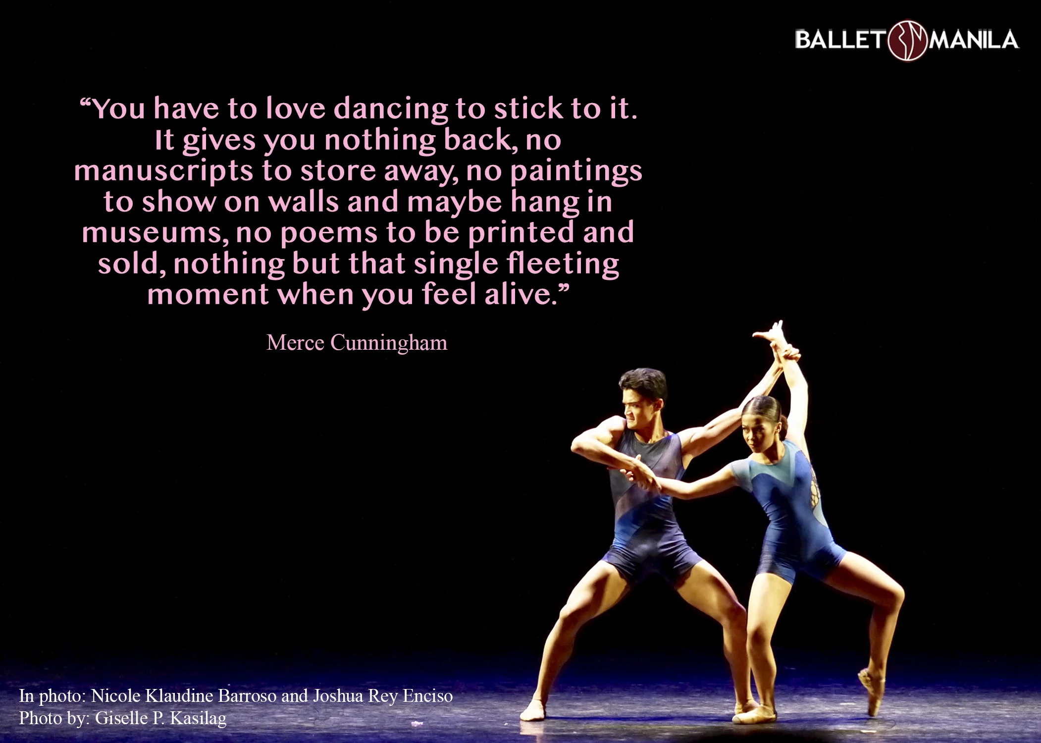Talk about dance: Merce Cunningham — Ballet Manila Archives
