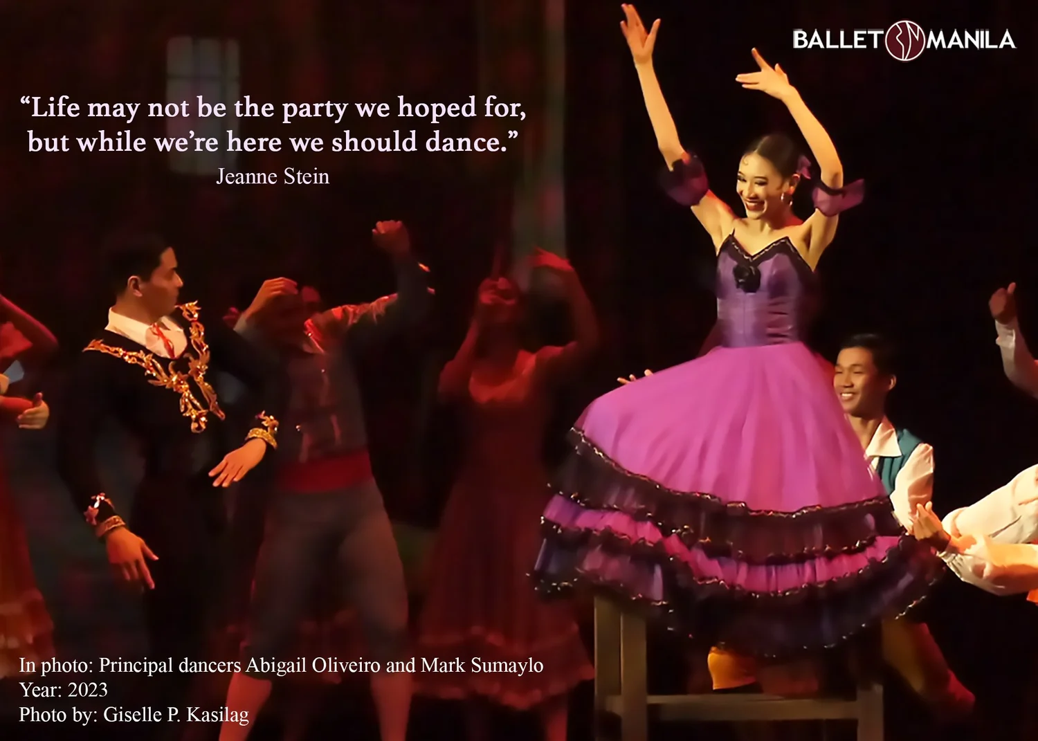 Talk About Dance: Jeanne Stein — Ballet Manila Archives