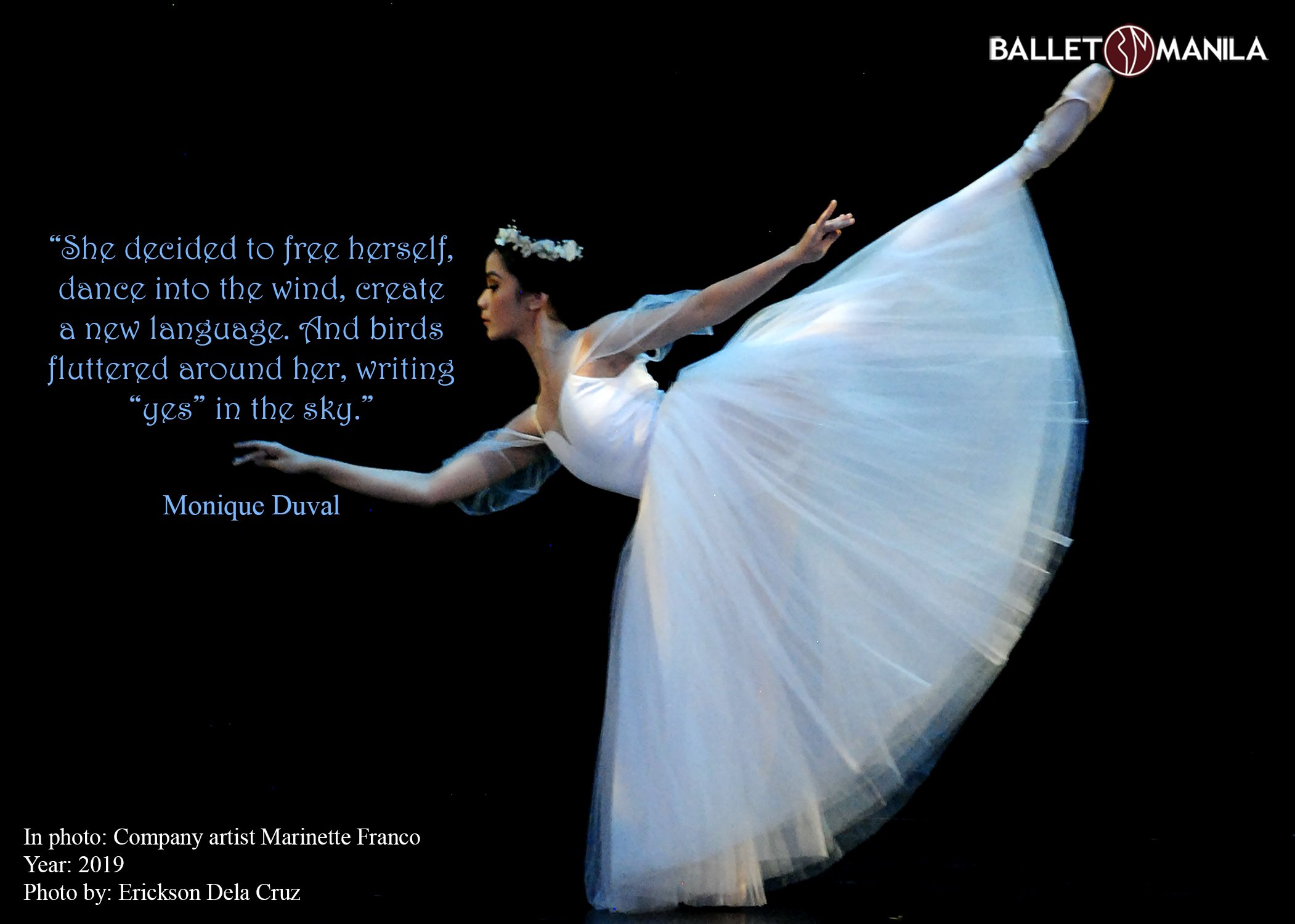 Talk about dance: Monique Duval — Ballet Manila Archives