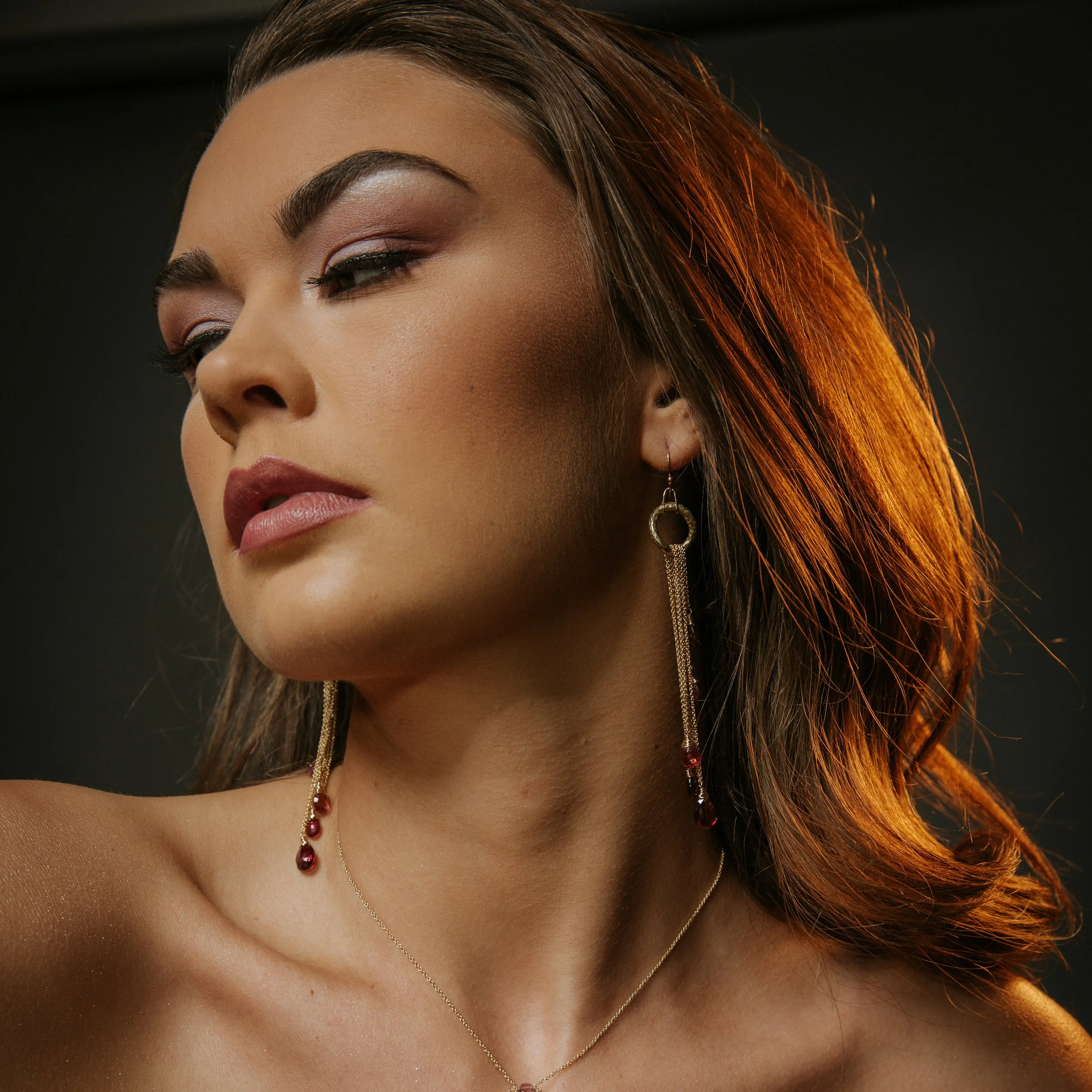 Achelois Gemstone Earrings — ANDREA LI