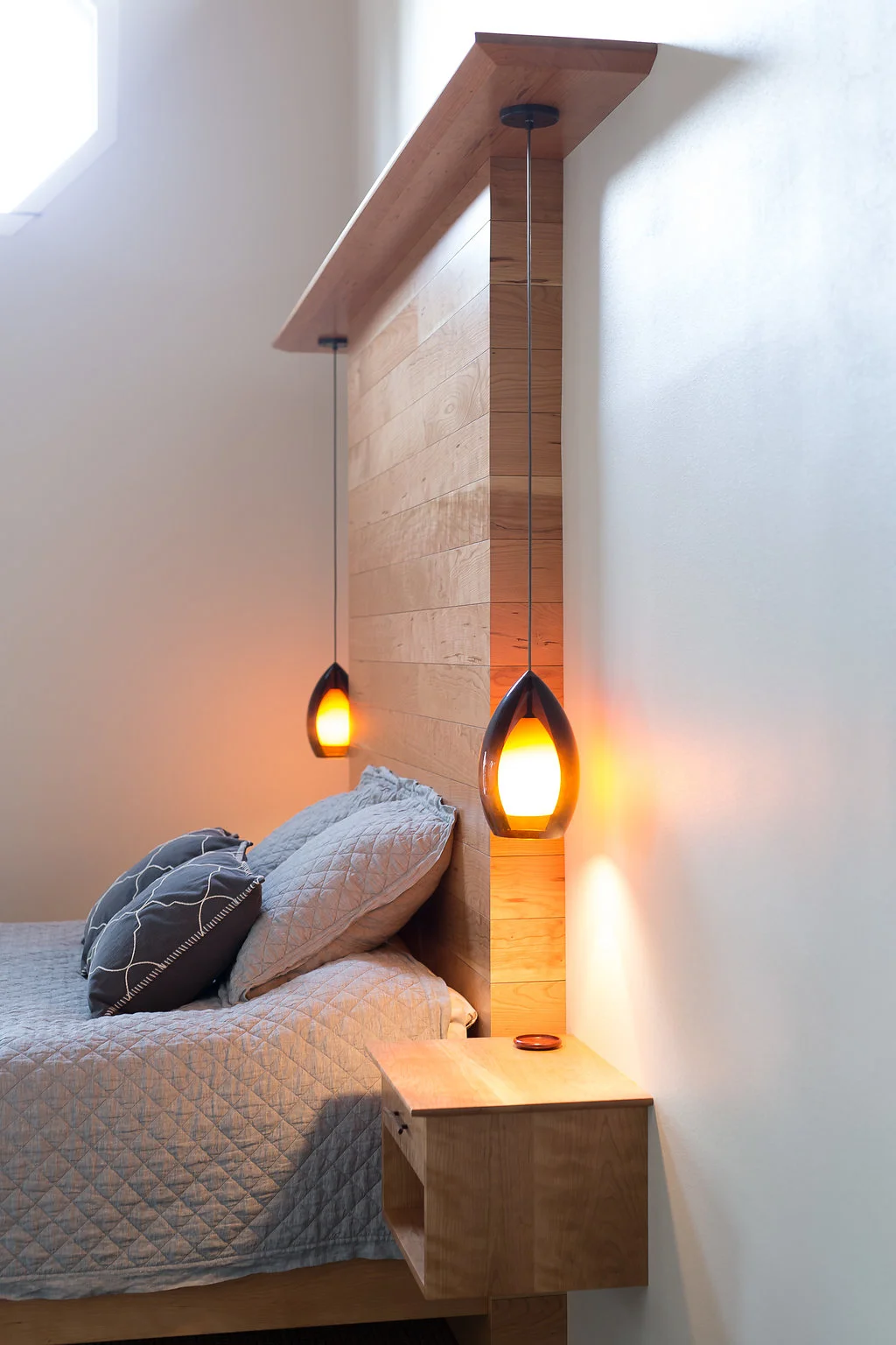 Modern Cherry Bed — Jon Roske & Company, Inc.