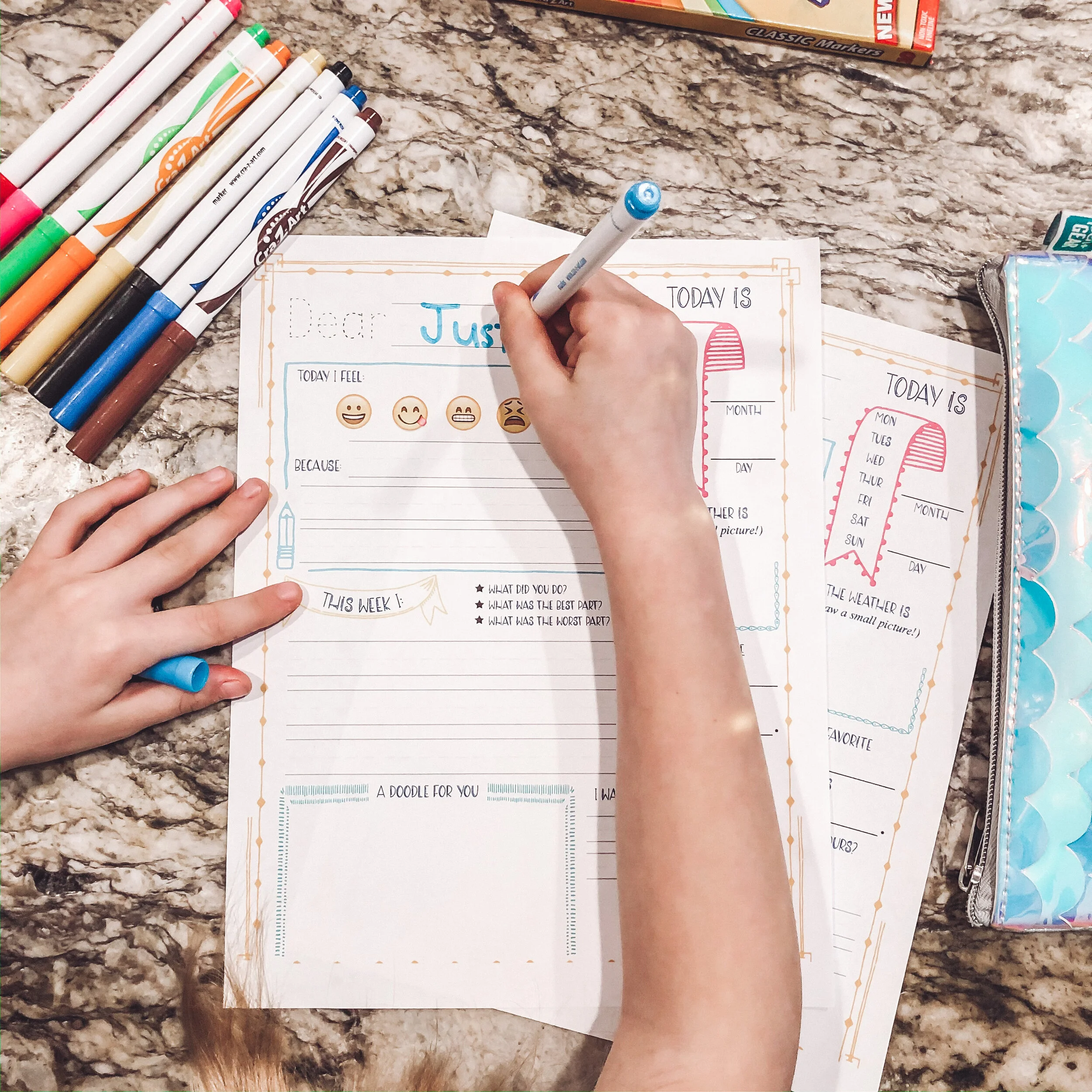 How To Write A Letter To A Friend For Kids