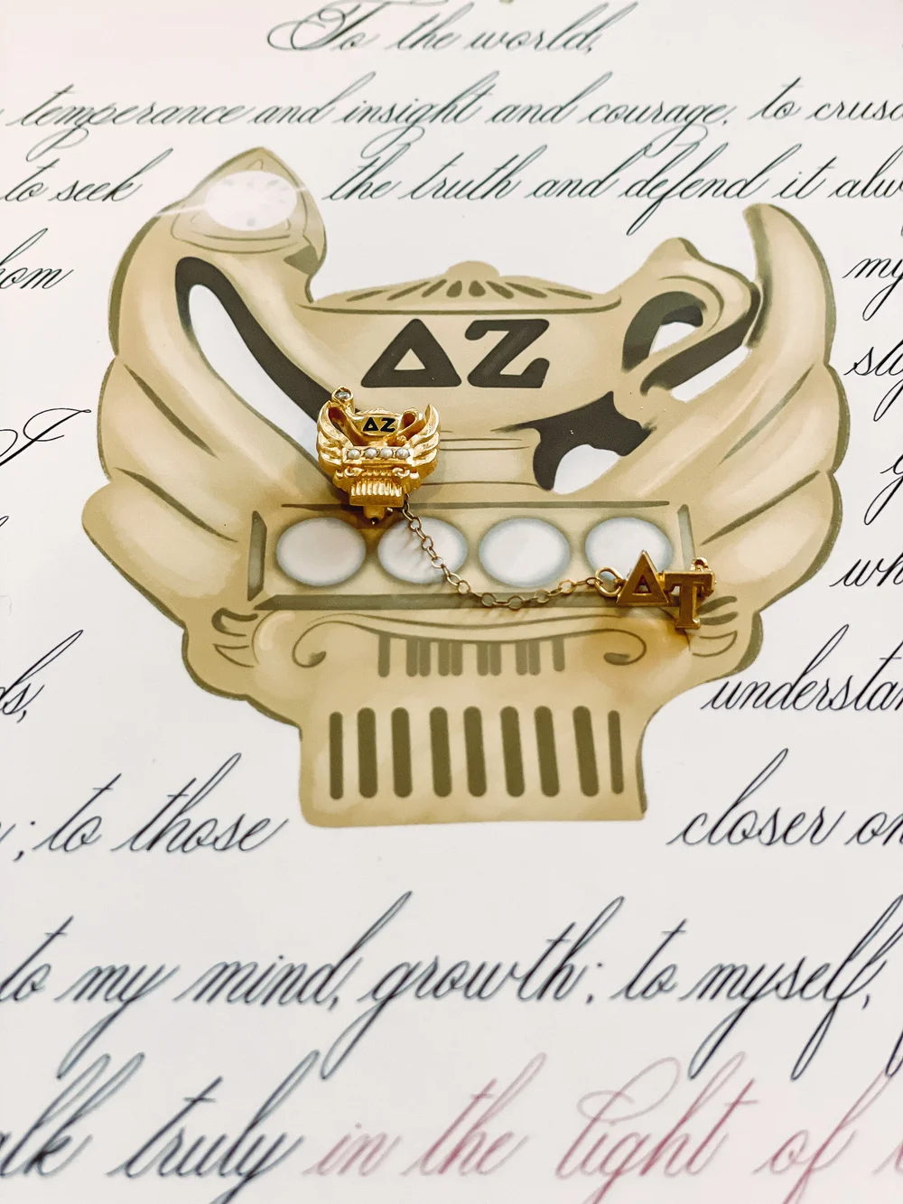 Delta Zeta Badge
