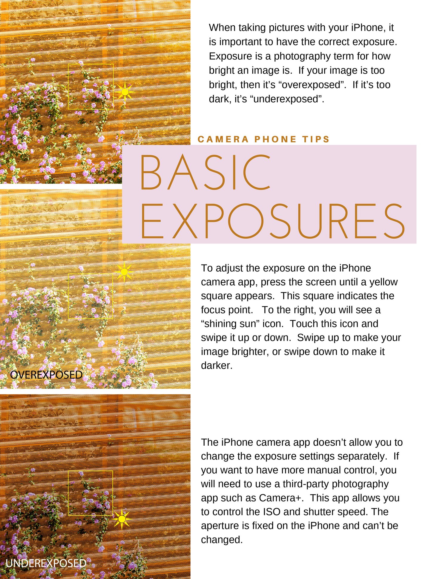 Camera Phone Tips | Basic Exposure