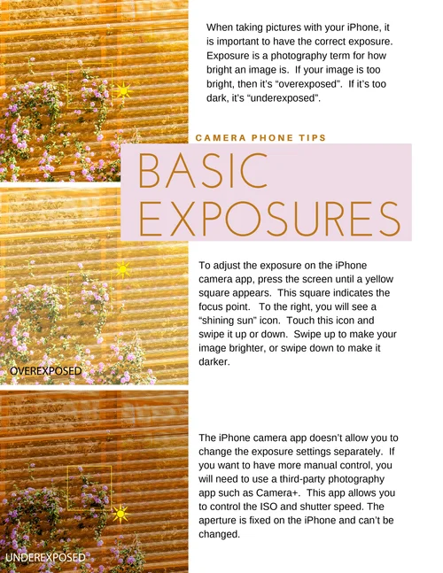 Camera Phone Tips | Basic Exposure