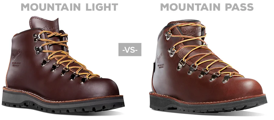 Danner Mountain Light vs Mountain Pass Ultimate Comparison — FindYourBoots