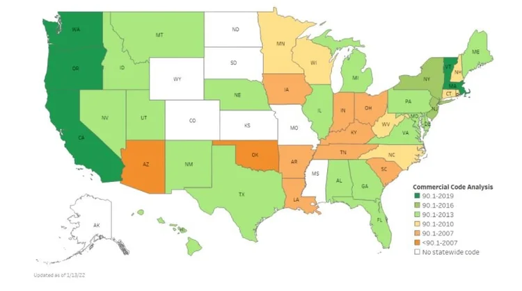 Building Codes & IECC Climate Zones Map — Rmax