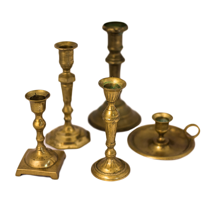 Kerzenständer Sammlung Messing Gold — Anmut und Sinn | Eventstyling, Dekoverleih, Floristik ...