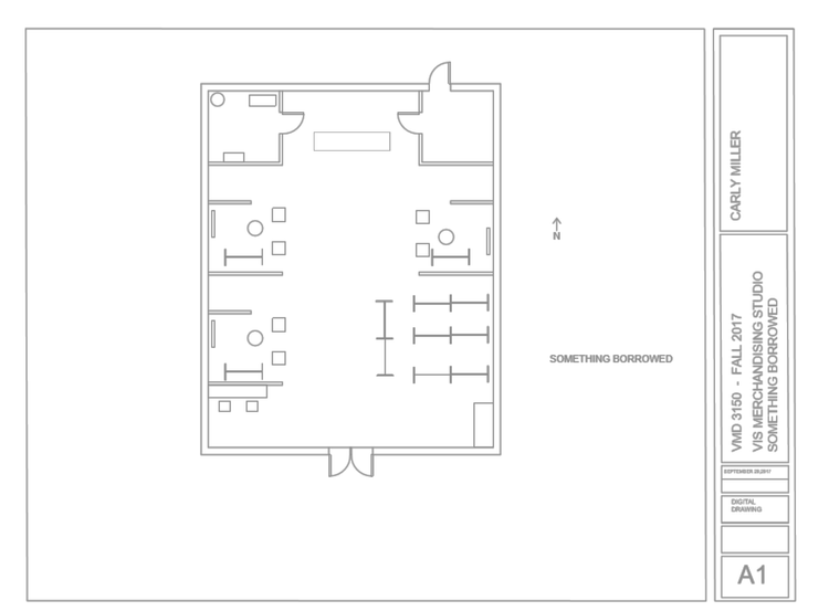 Bridal Boutique Floor Plan