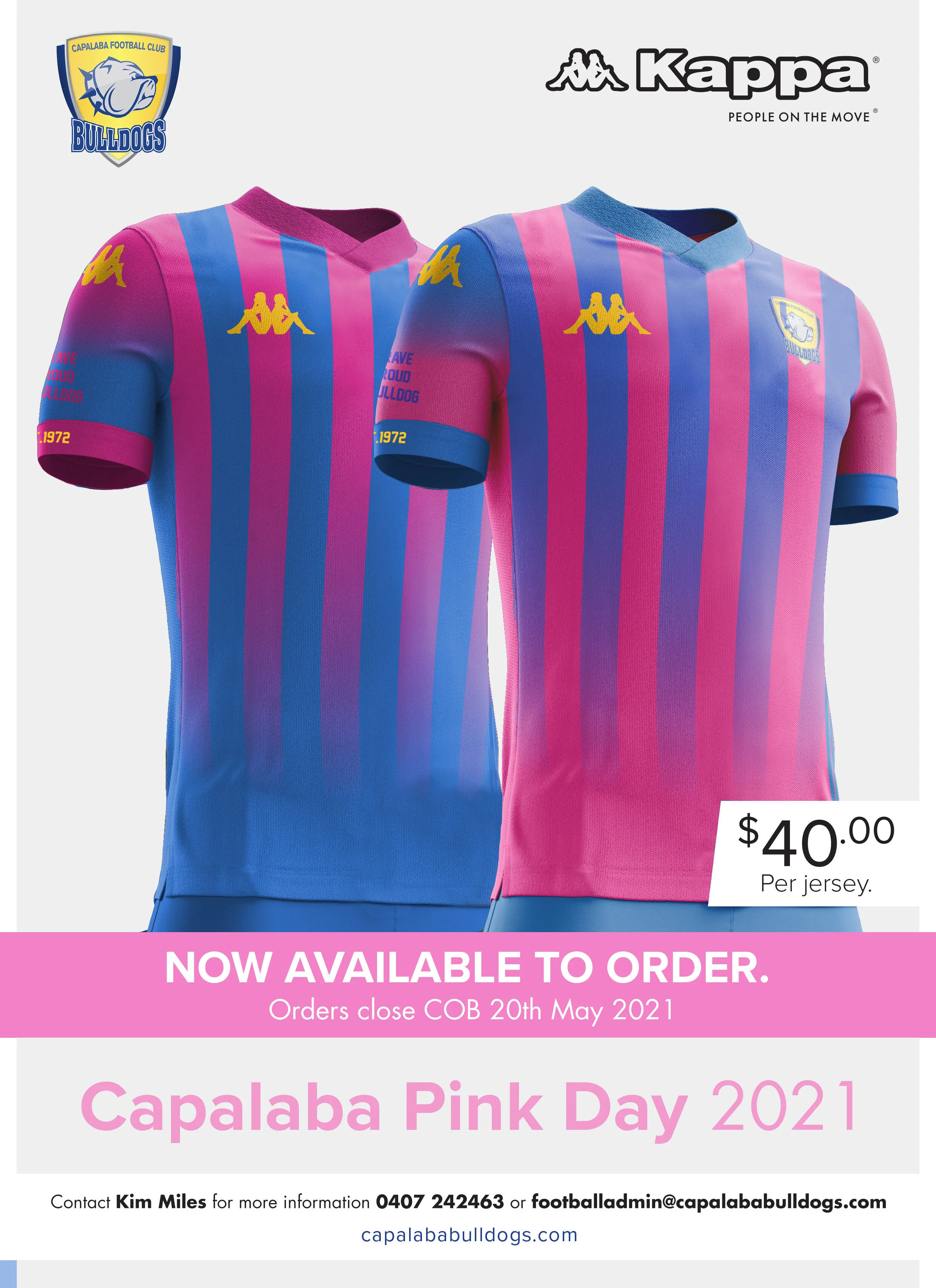 Pink Day 2021 - Activities — Capalaba Bulldogs Football Club