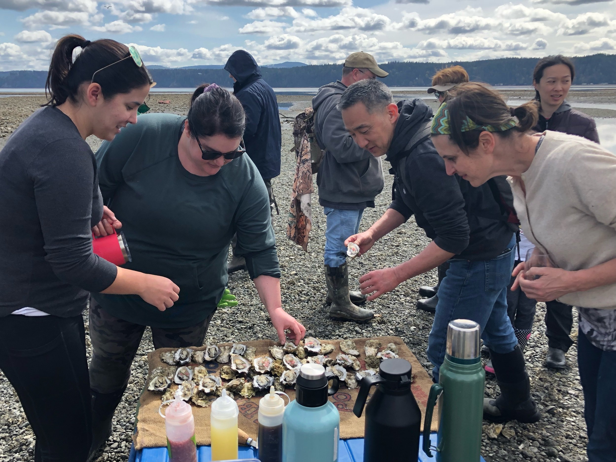 Shellfish Forage and A Feast — HUMAN NATURE HUNTING
