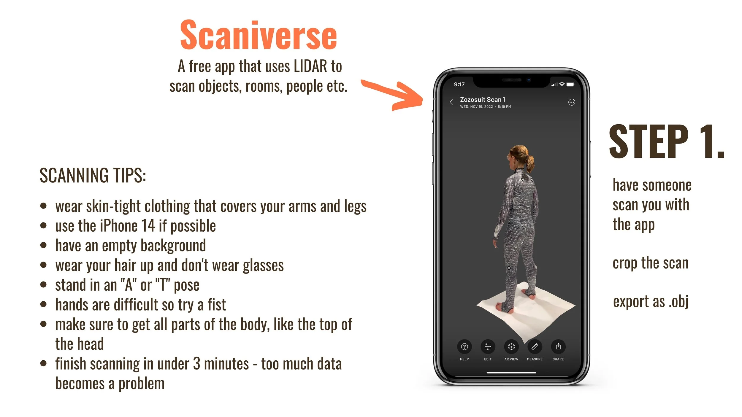 MODIFIABLE 3D BODY SCANS — RACHAEL SHIELDS
