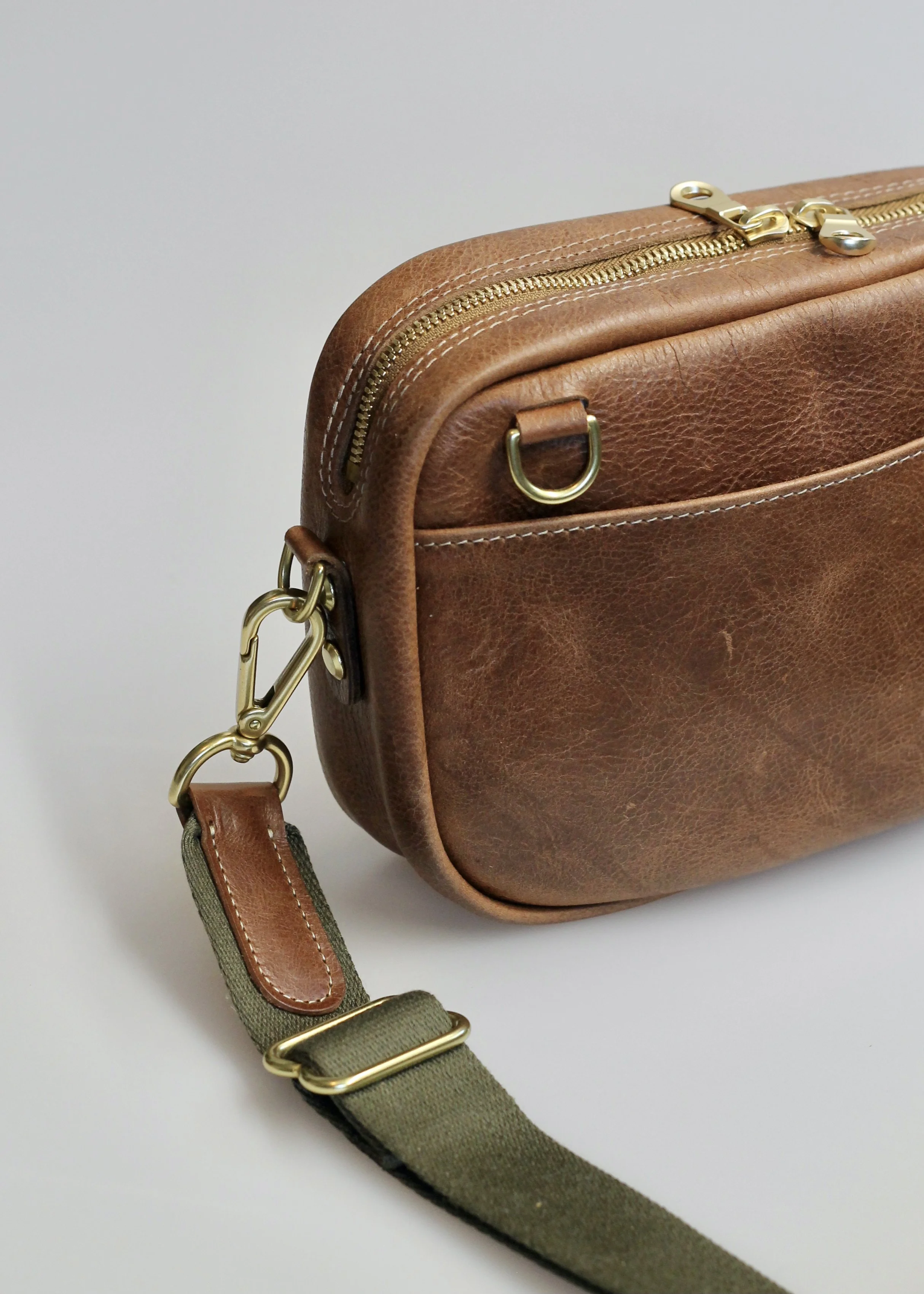 Leather Emma Bag, hip bag, crossbody — Blackburn Goods