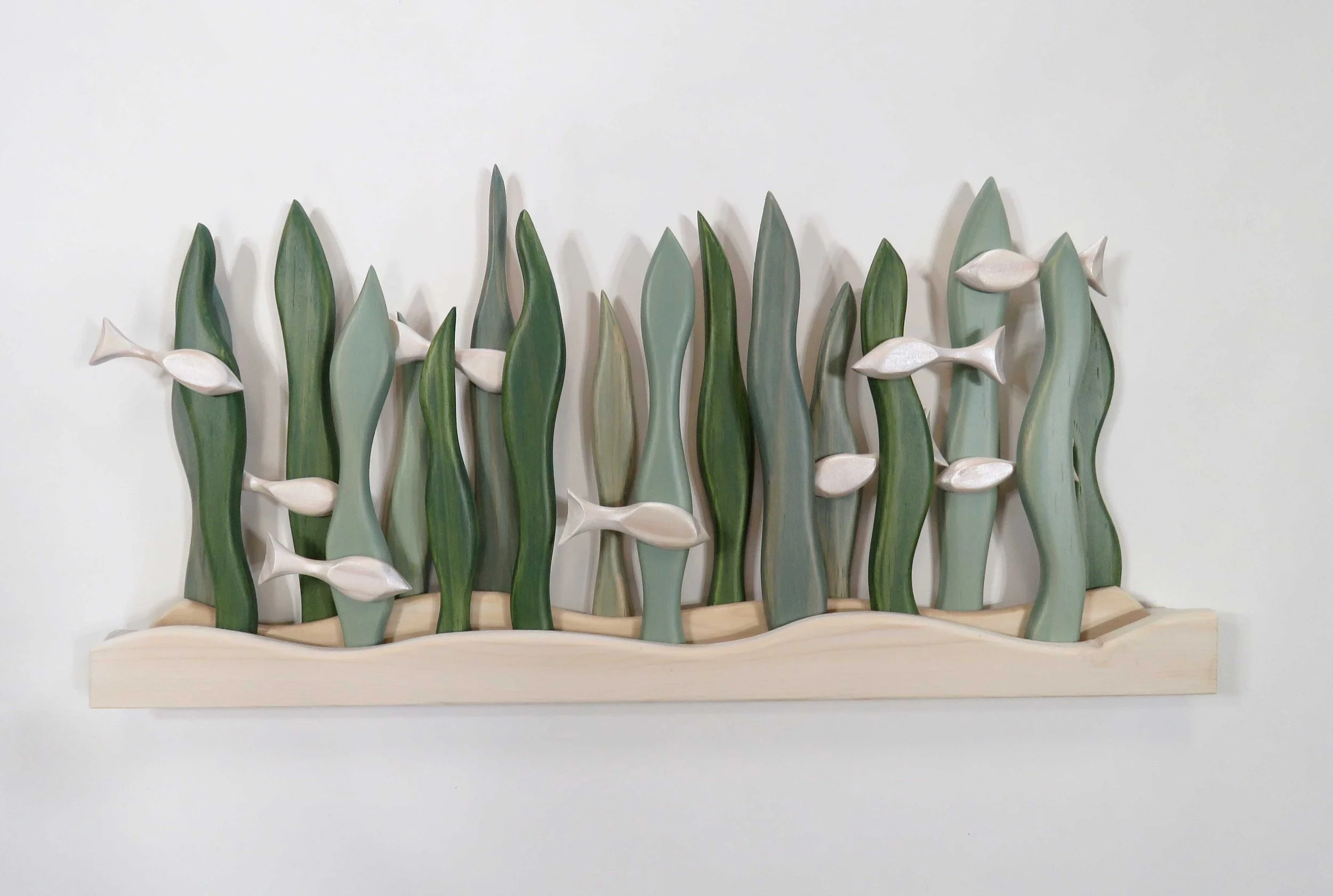 Wood wall sculpture inspired by the beauty and movement of beach and ...